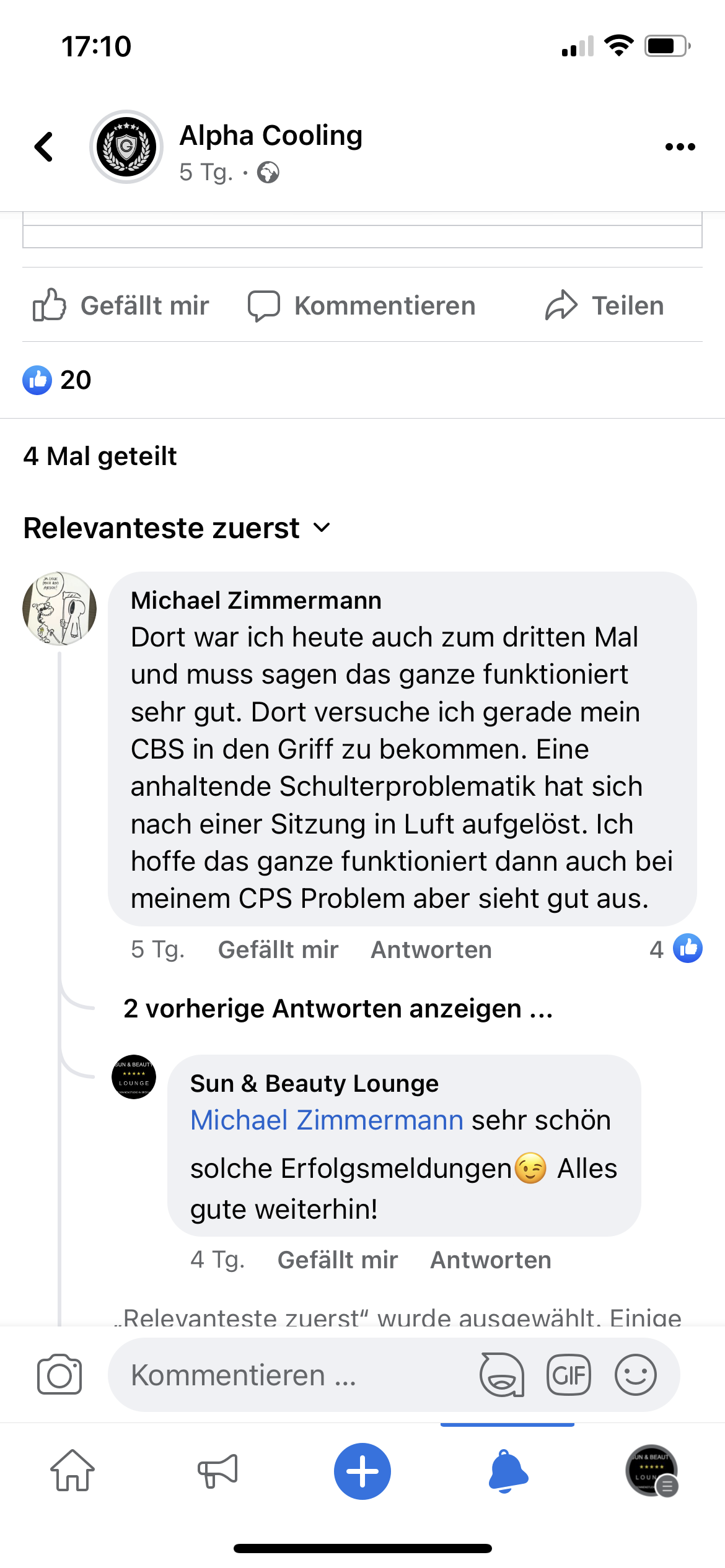 Alpha Cooling Erfahrungsberichte